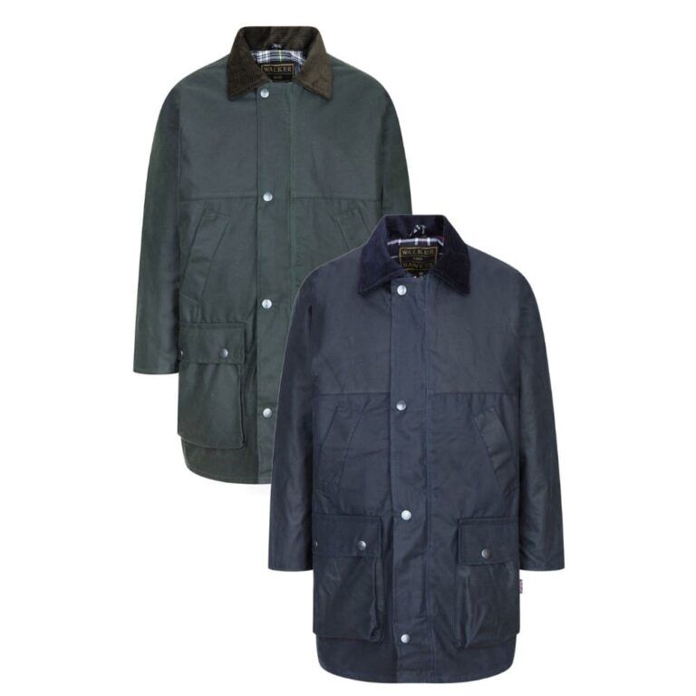 Kids' Wax Padded Hudson Jacket | Walker and Hawkes